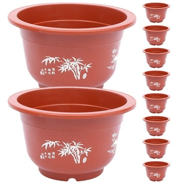 Olly & Rose Lazy Planters - 14 Inch Large Self Watering Plant Pot Ivory ...