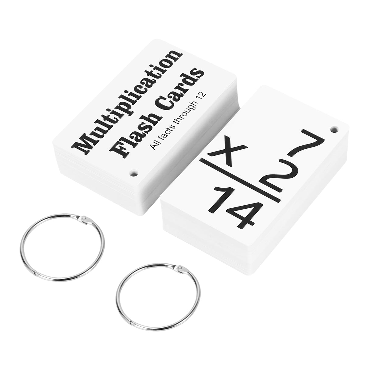 Frcolor Toyvian Education Multiplication Flash Cards 156 Cards 0-12 All ...