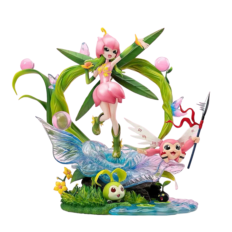 Nuevas figuras de Digimon: Lillymon Picklemon, figura de anime, Tanemon ...