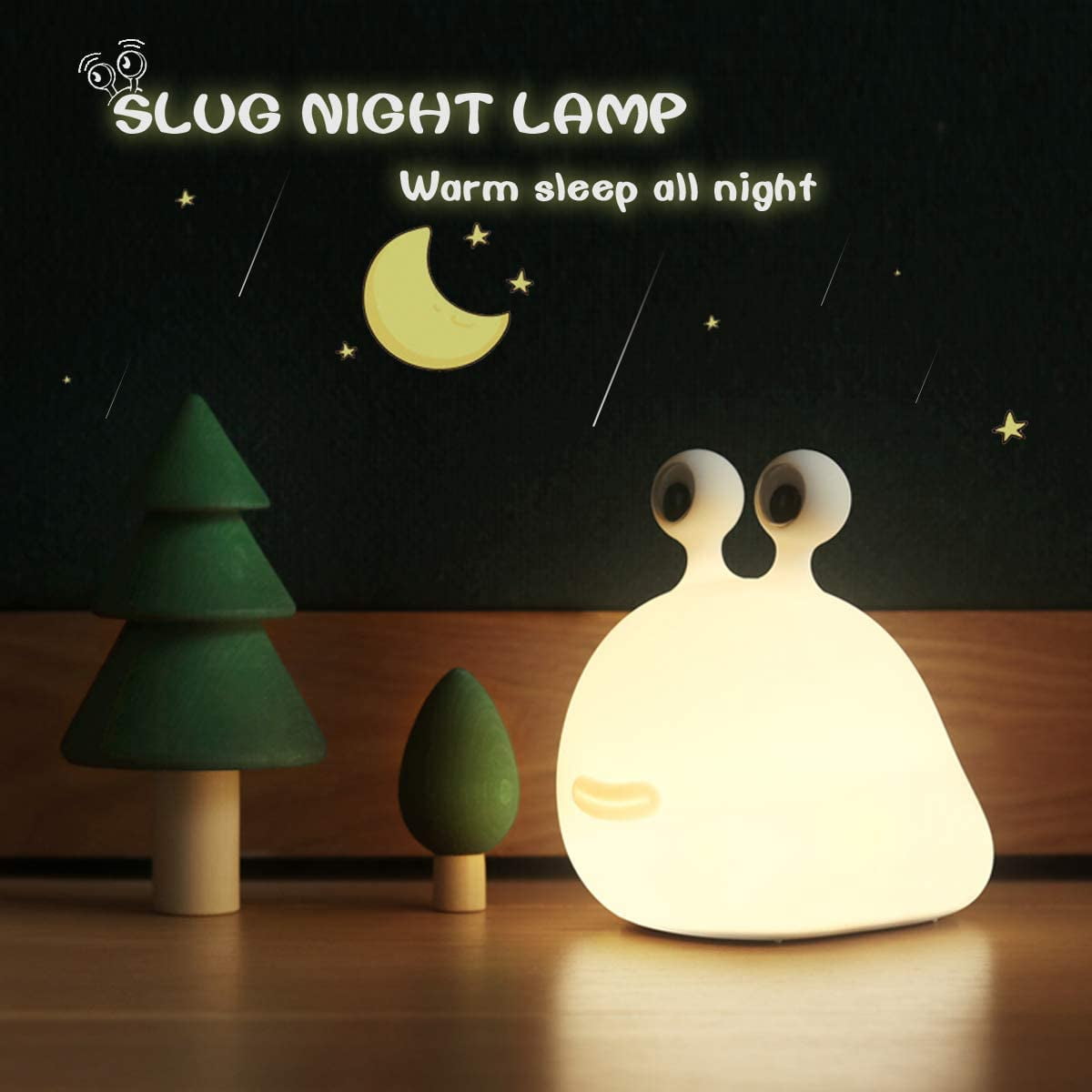 Click here for Damaie Slug Night Light  Nursery Squishy Lamp  Sil... prices