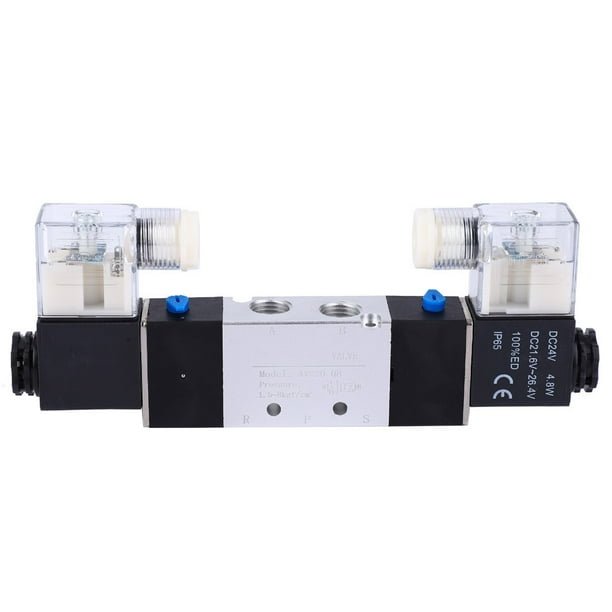 Solenoid Valve,4V220-08 1/4" Inlet Outlet Pneumatic Solenoid Air Valve ...