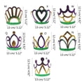 Eye-catching Mardi Gras Crown Hair Accessory for Stylish Looks Party ...