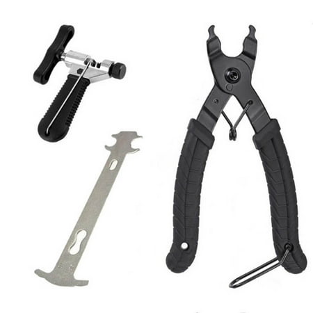 Bike Chain Removal Repair Tool Set Bicycle Chain Breaker Plier Gauge Ruler Bike Tools Kit ...