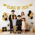 Graduation Party Decorations Bunting Banner with 2026 Letters and Cap ...