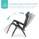 Best Choice Products Folding Zero Gravity Recliner Patio Lounge Chair w ...