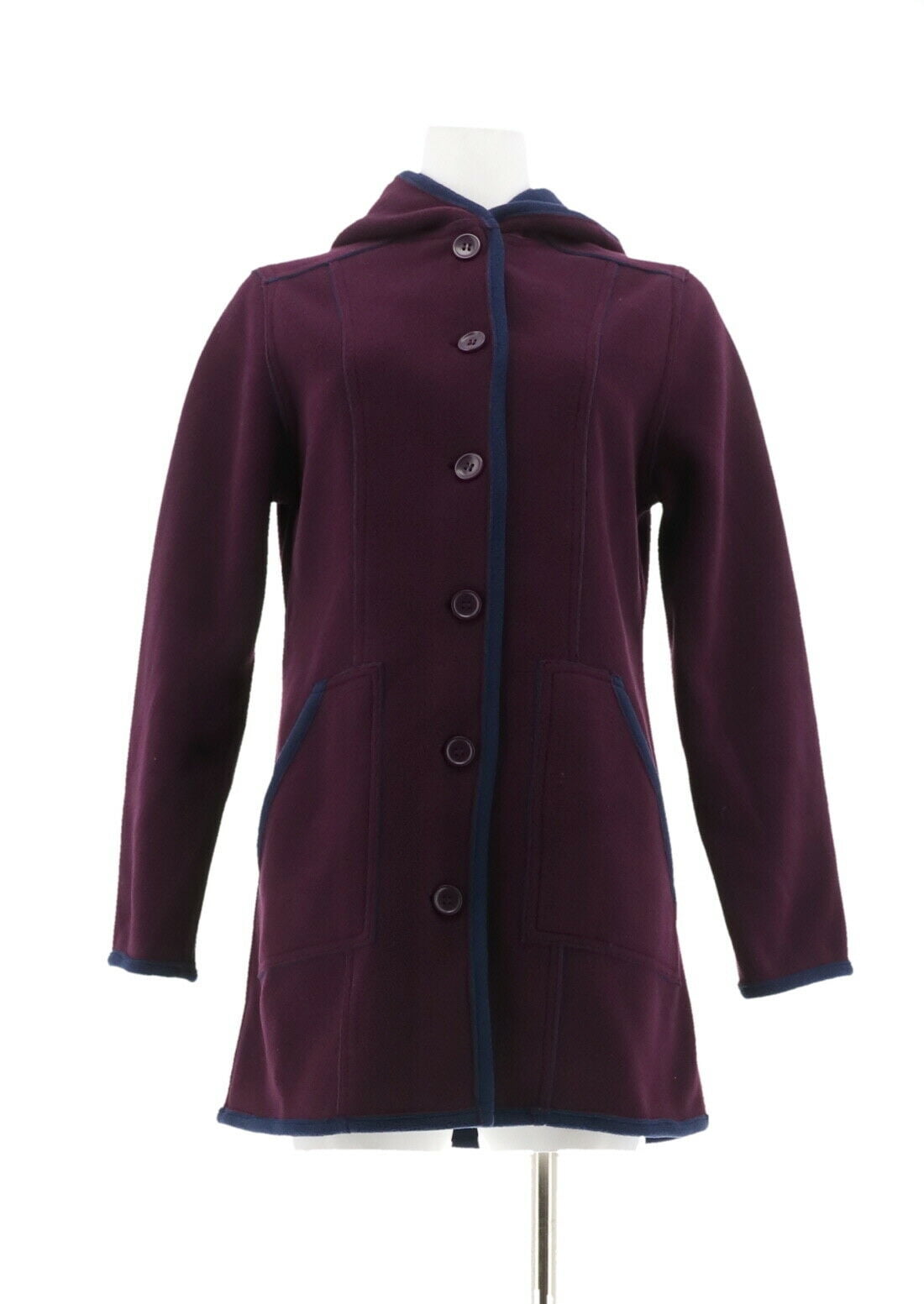 Susan Graver Susan Graver Weekend Bonded Polar Fleece Coat A341844