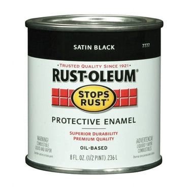 Rust-Oleum® Stops Rust® Oil Based Flat Black Protective Enamel 32 fl ...