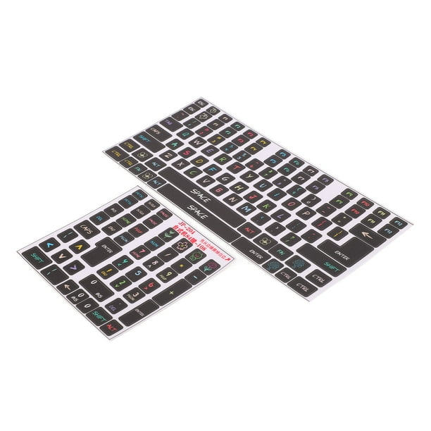 Keycaps Stickers,2 Pcs Keyboard Stickers Gaming Keyboard Sticker ...