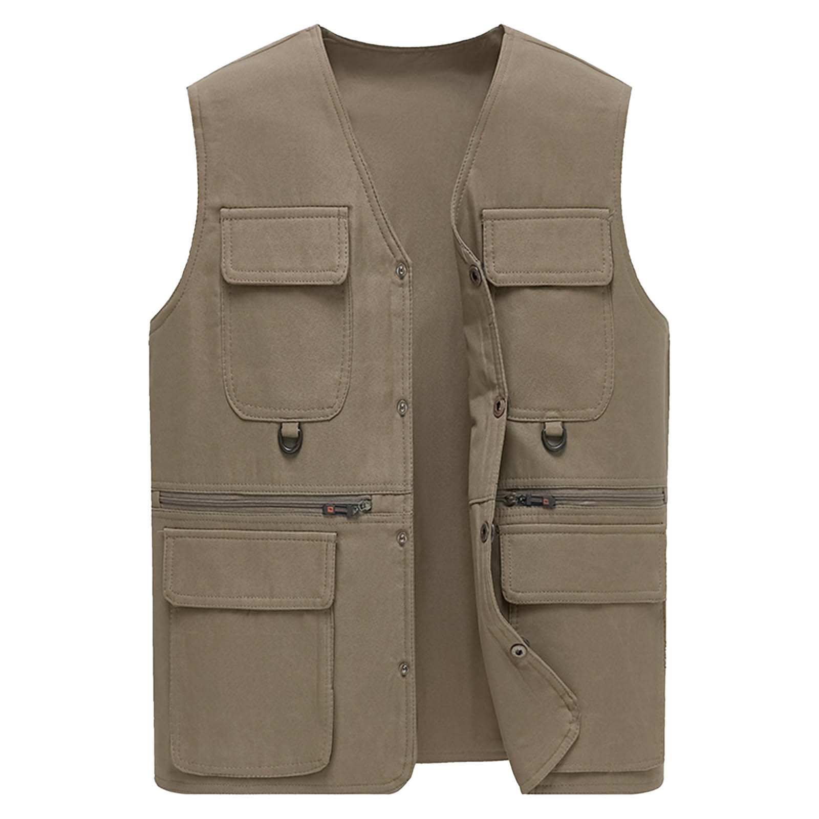 LNWUY Men's Lightweight Vest Multi Pockets Casual Vests Waterproof ...