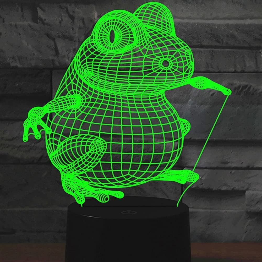 LINLIN 3D Night lamp, 3D lamp 3D Illusion Night Lights 3D Animal ...