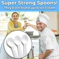 1100ct Plastic Tasting Spoons. Disposable Mini Tasters for Sampling or ...