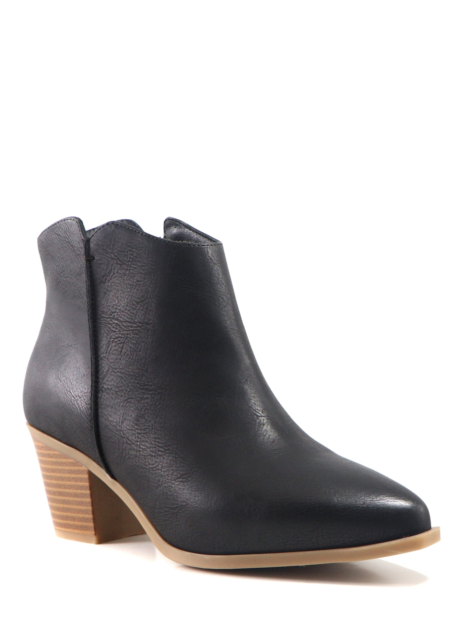 Eloquii Elements Women's Wide Width Western Bootie - Walmart.com