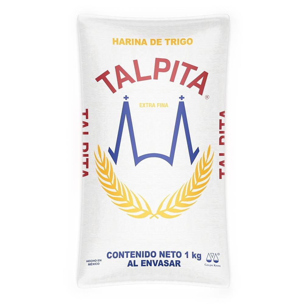 Harina de trigo Talpita extra fina 1 kg | Bodega Aurrera en línea