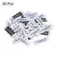 50pcs Handmade with Love Sewing Labels Embroidered Label Tags for Sew ...