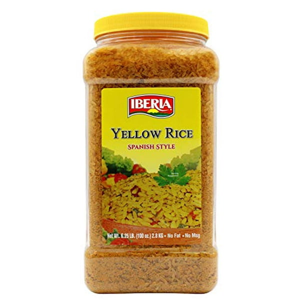 Yellow Rice 6.25 lb. Bulk Spanish Style Seasoned Rice Jumbo Pack ...