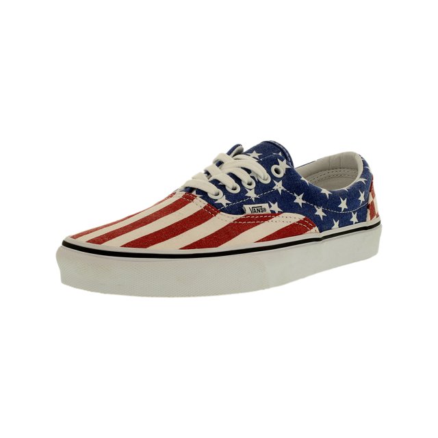 Vans Men's Era Stars/ Stripes Ankle-High Canvas Fashion Sneaker - 9M ...