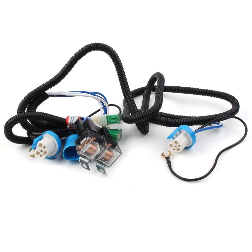 ZS Auto Relay Wire Harness 40A 9007 HB5 Head Light Replace Socket ...