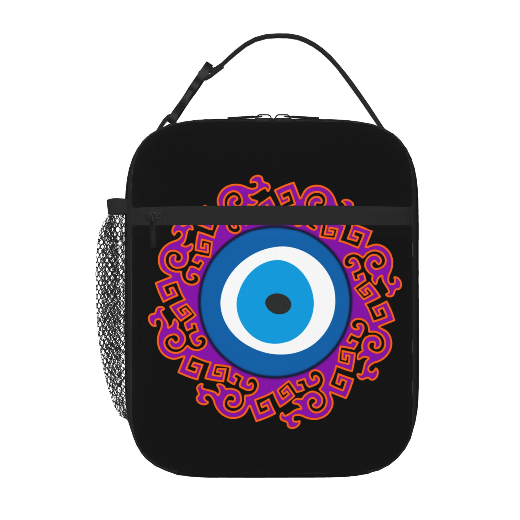 TEQUAN Portable Lunch Bag, Nazar Amulet Turkish Oriental Eye Pattern ...