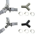 Y Type Washing Machine Drain Hose Reducer Connector Split Pipe Three ...