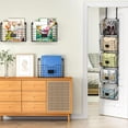 5-Tier Over the Door File Organizer, Stackable Hanging Wall Files Rack ...