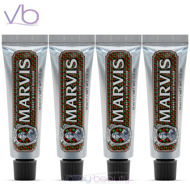 Marvis Sweet & Sour Rhubarb | Toothpaste with "Sweet and Sour" Rhubarb ...