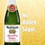 (4 pack) Martinelli's Sparkling Apple Cider, 25.4 fl oz Glass Bottle ...