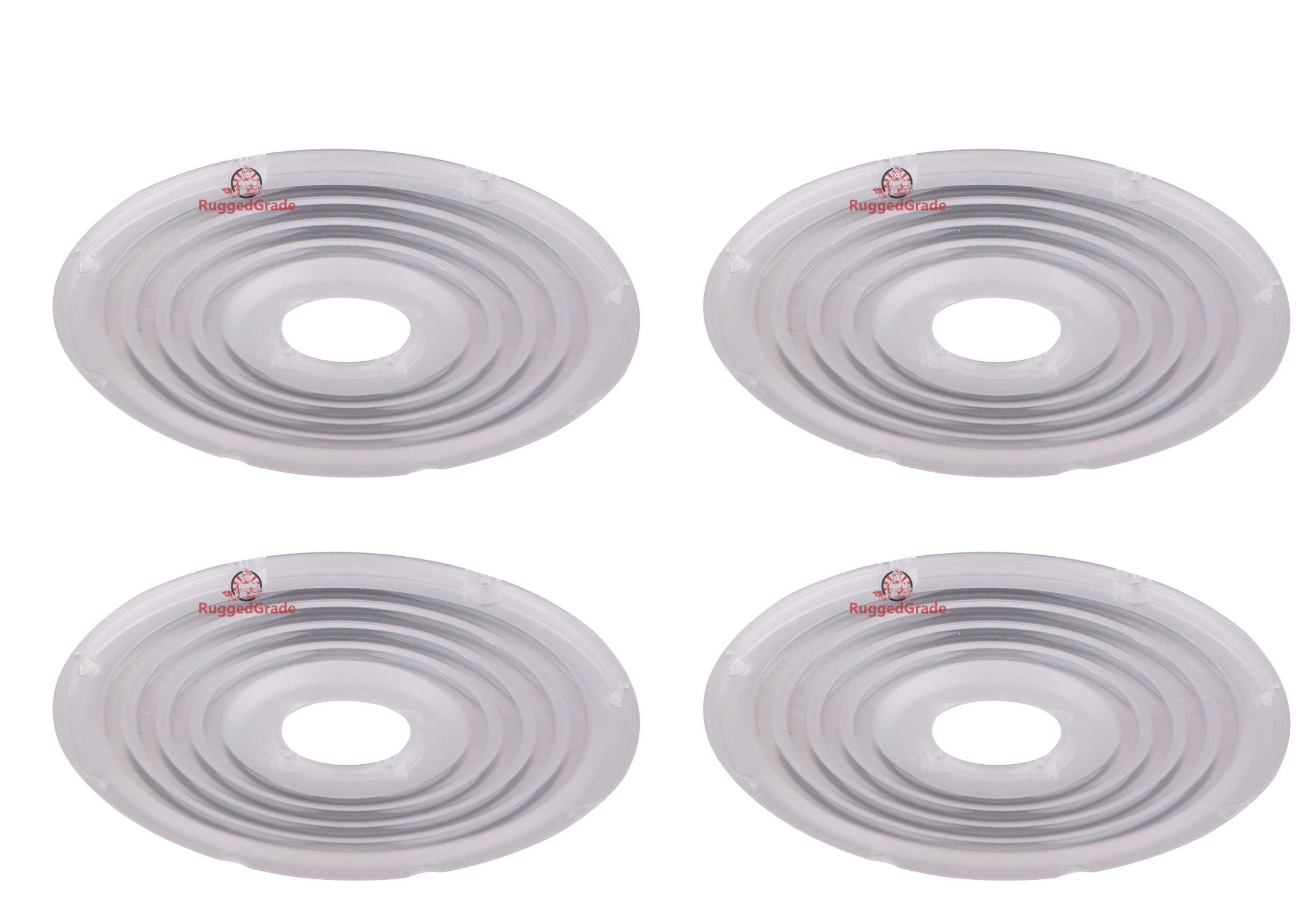 4 Pack of 90 Degree Lens- For 240W Corvus Series LED High Bay - Glare ...