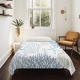 Blue Aqua Grey Coastal Tapestry for Bedroom Wall Hanging Tapestry ...