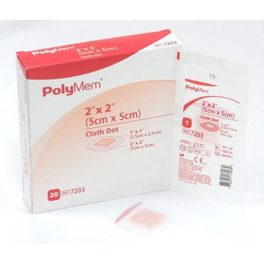 PolyMem Non-Adhesive Pad Dressing, 4 x 4 In., Pink, No Border, Square ...