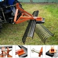 Luku 5FT Tractor Landscape Rake, 360 Degree Rotation Tow-Behind ...