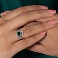 .925 Sterling Silver Woman's Elegant Claddagh Cubic Zirconia Birthstone ...