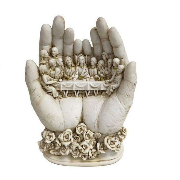 10" The Last Supper Held In Hands Figurine - Walmart.com