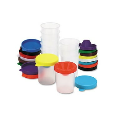 Creativity Street® Stable Water Pots, Assorted Colors, 4.5" Diameter, 6 ...