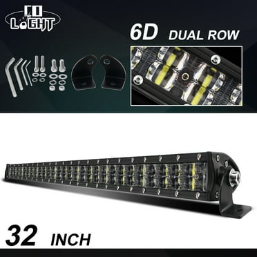 Free Shipping! Nilight 32 Inch 180W Black Curved LED Light Bar Combo ...