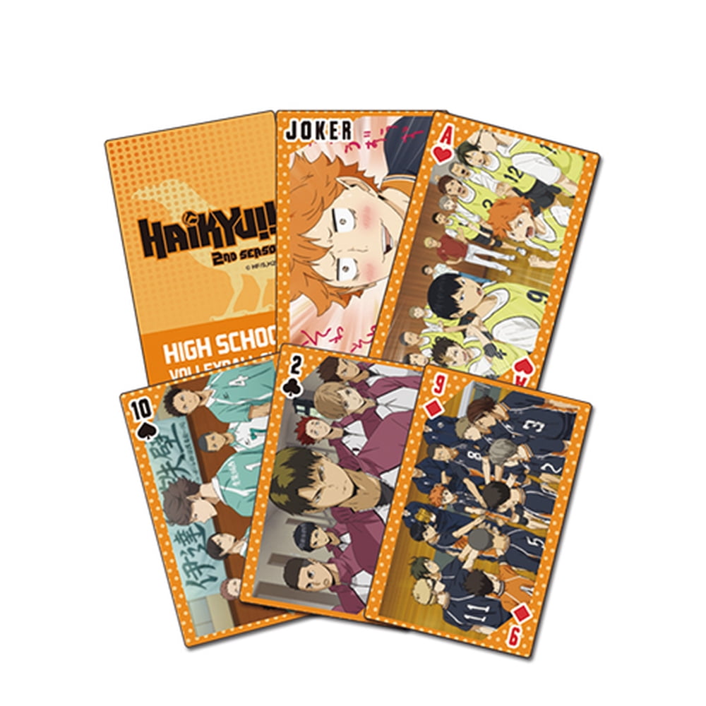 Playing Cards - Haikyu!! S2 - Big Group New Licensed ge51687 - Walmart ...