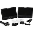 Restored Sylvania 10.1" Dual Screen Portable DVD Media Player Black ...