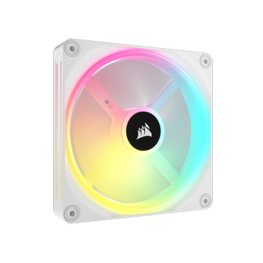 CORSAIR QL Series, iCUE QL120 RGB, 120mm RGB LED PWM White Fan, Triple ...
