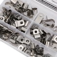 304 Stainless Steel R-Type Cable Clips Assortment Kit - 80 Piece Set ...
