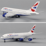 1:400 Alloy British Airways A380 Plane Model for Aviation Collectors ...