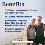 Stonehenge Health Dynamic Biotics Probiotics, 55 Billion CFU, 16 ...