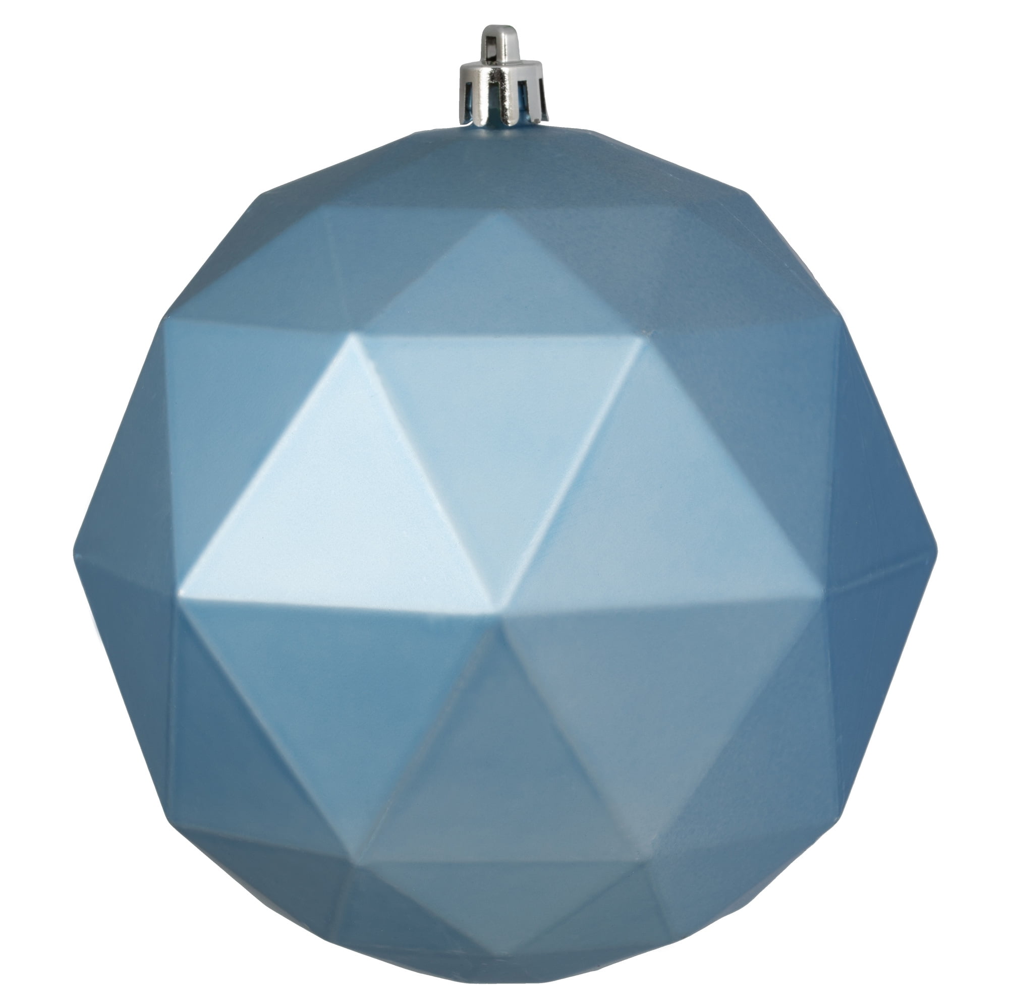 Vickerman 4.75" Periwinkle Matte Geo Ball 4/Bg - Walmart.com