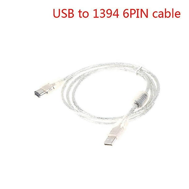 1 X Firewire Ieee 1394 6 Pin Macho A Usb 2.0 Macho Adaptador Convertidor Cable Hfmqv | Bodega ...