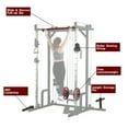 1400LBS Capacity Power Cage Rack, Professional Home Gym Equipment with ...