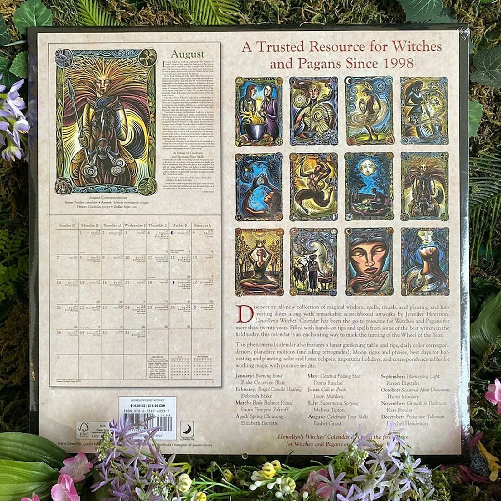 Llewellyn’s 2022 Witches’ Calendar – Wall Calendar with Interesting ...