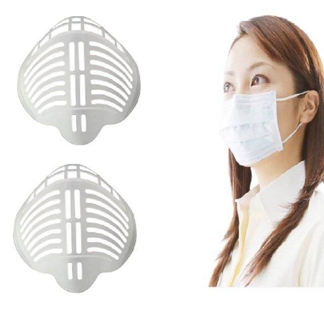 3D Bracket Face Mask Inner Support Frame Comfortable Breathing Lipstick ...