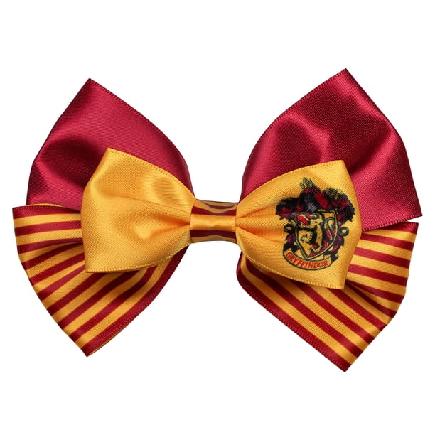 Harry Potter Hogwarts School Gryffindor House Crest Hair Bow - Walmart.com