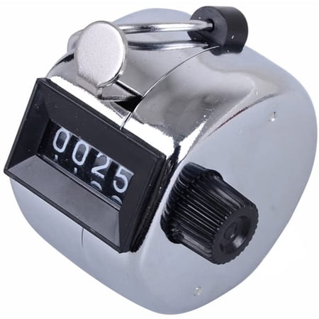 Tech Silver Digit Number Clicker Hand Tally Click Counter | Walmart Canada