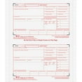 TOPS Carbonless Standard W-2 Tax Forms 4 Part - 5 1/2" x 8 1/2" Sheet ...