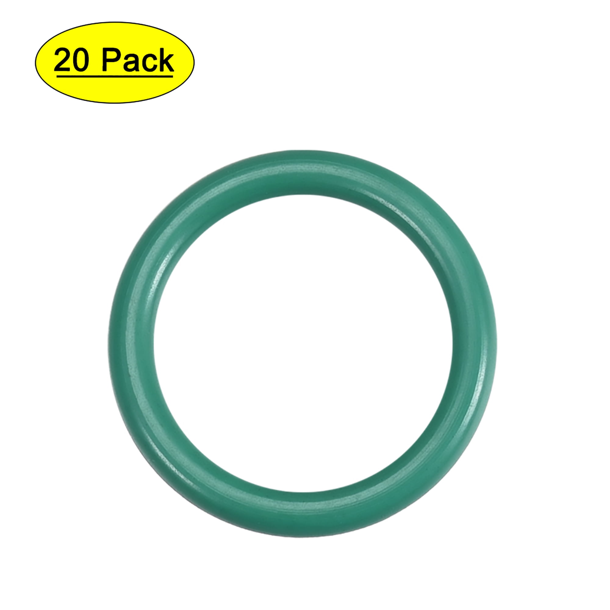 Unique Bargains 21mm OD 16.2mm ID 2.4mm Width Seal Fluorine Rubber O ...