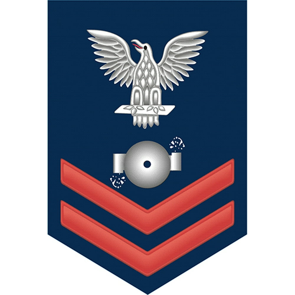 3.8 Inch Navy Red E-5 Boiler Technician BT Decal Sticker - Walmart.com ...